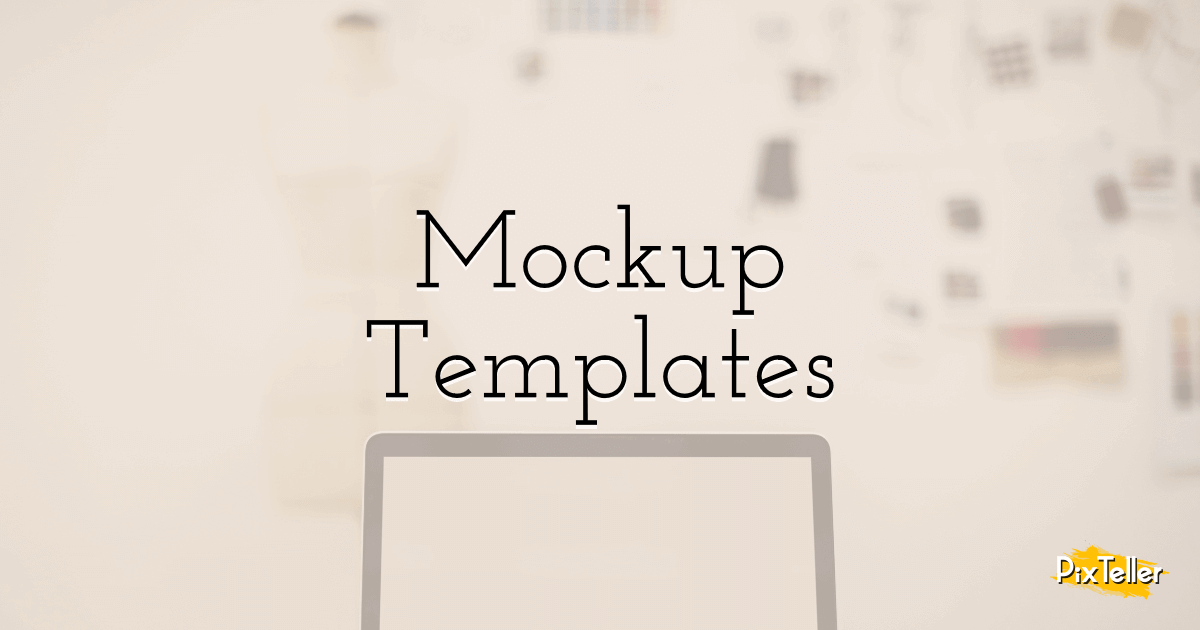 Customizable Mockup Templates - PixTeller
